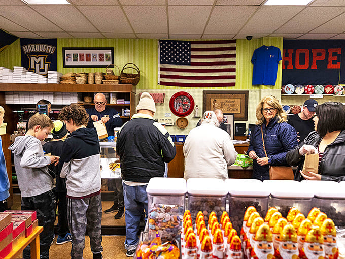 The multigenerational appeal of sugar &ndash; families gather at the counter, continuing traditions of sweet decision-making that span decades.