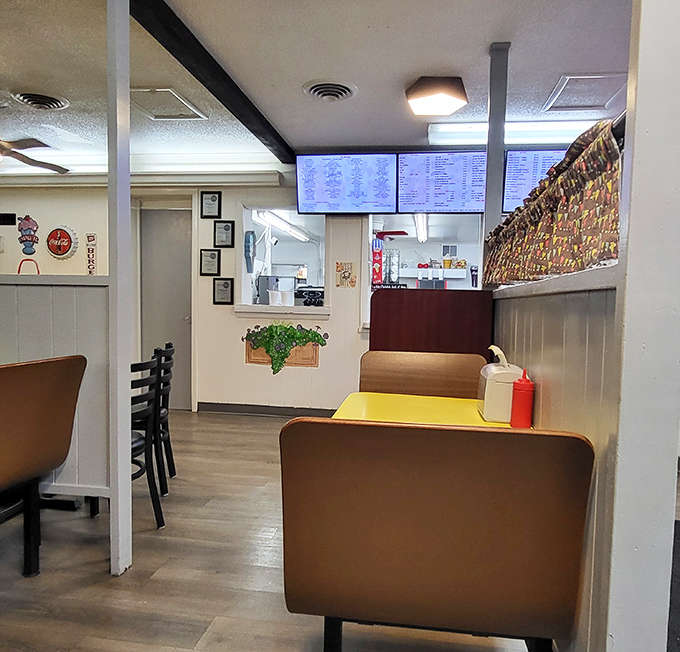 Comfortable seating and cheerful decor make this more than just an ice cream shop, it's a community gathering spot where memories are made.