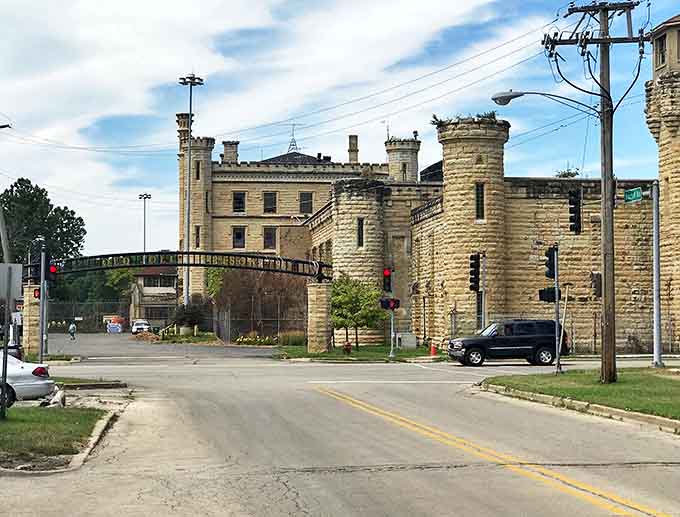 From the outside, the prison looks almost majestic, until you remember what actually happened within those walls.