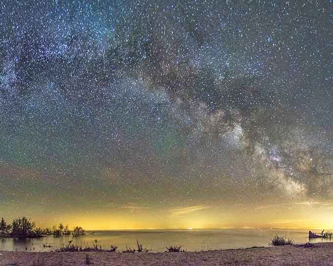 When darkness falls, Delaware Park becomes an astronomer's dream, with the Milky Way putting on a show city-dwellers rarely witness.