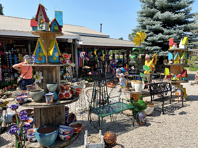 Garden shops burst with color and whimsy—where you'll find the perfect souvenir to bring Petoskey's charm back home.