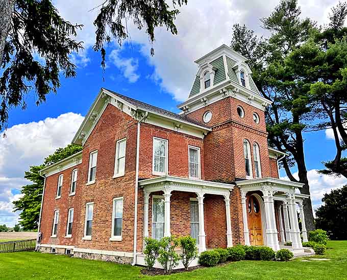 The James E. Bonine House stands as elegant testimony to the prosperity that came to Cassopolis in the mid-19th century.