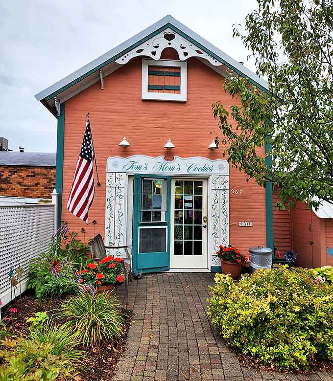 Tom's Mom's Cookies' coral cottage proves that sometimes the most extraordinary treasures come in the most unassuming packages.
