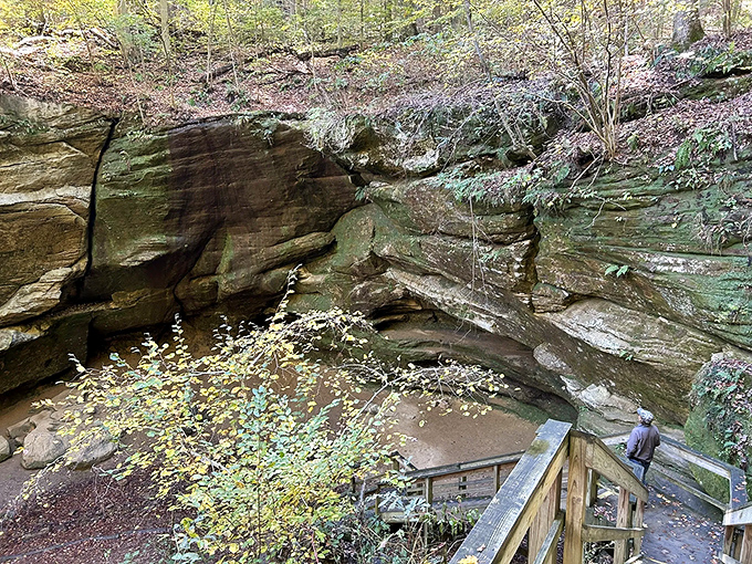 The viewing platform offers the perfect perspective &ndash; like nature installed its own observation deck for maximum "wow" factor.