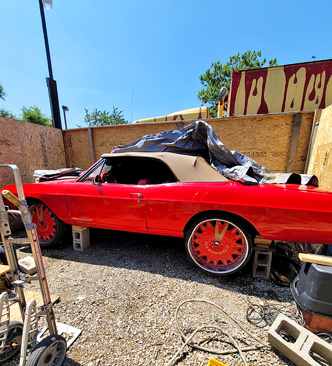 Classic American muscle gets the monster treatment with custom wheels that would make even the most dedicated car enthusiast do a double-take.