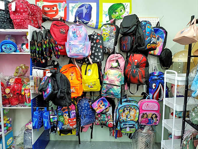 Character backpacks bring childhood favorites to life, from Disney classics to modern animations, making back-to-school shopping actually fun for once in your life.