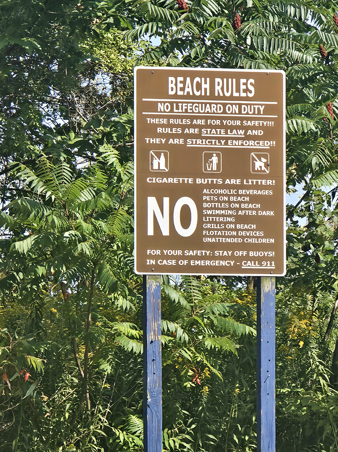 The rulebook of relaxation &ndash; park guidelines ensure everyone can safely enjoy this natural treasure for generations to come.