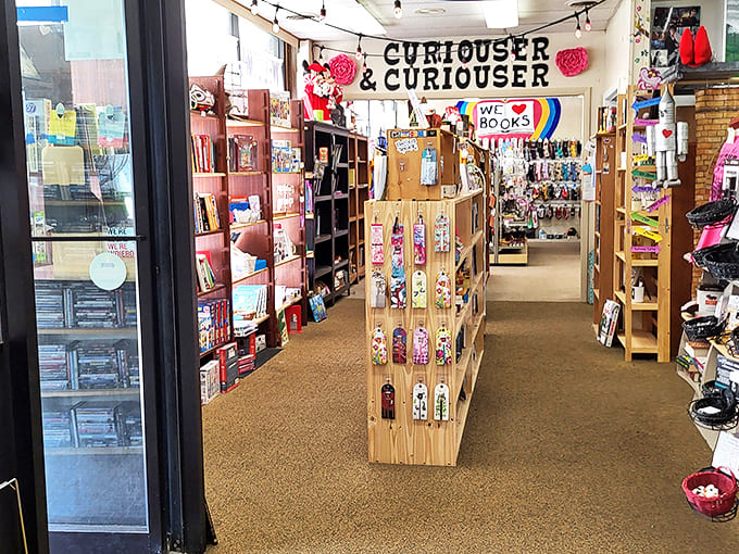 The "Curiouser & Curiouser" section lives up to its name with whimsical finds that would delight Alice herself.