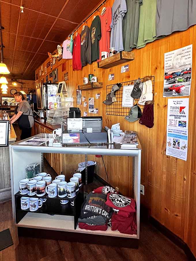 T-shirts, mugs, and memorabilia let you take a piece of Britton's home &ndash; because memories fade but branded merchandise is forever.
