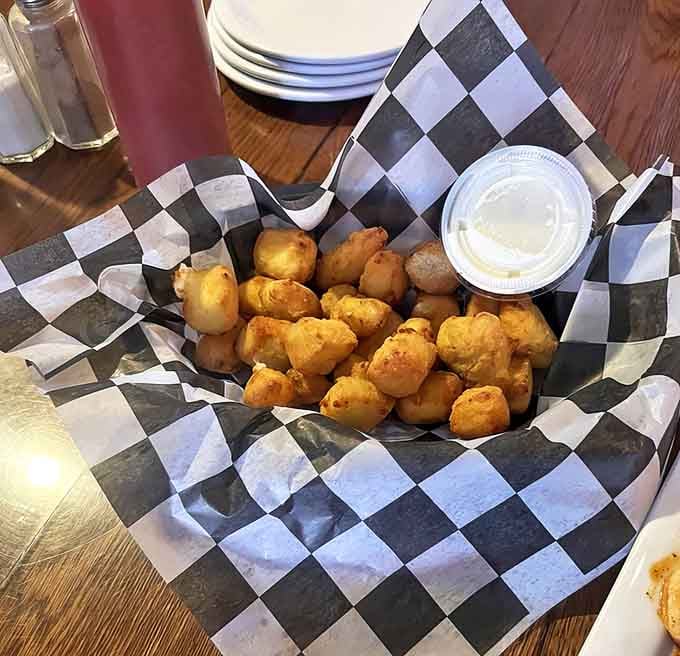 Golden-fried nuggets of dairy perfection &ndash; these cheese curds make a compelling argument for appetizers as the main event.