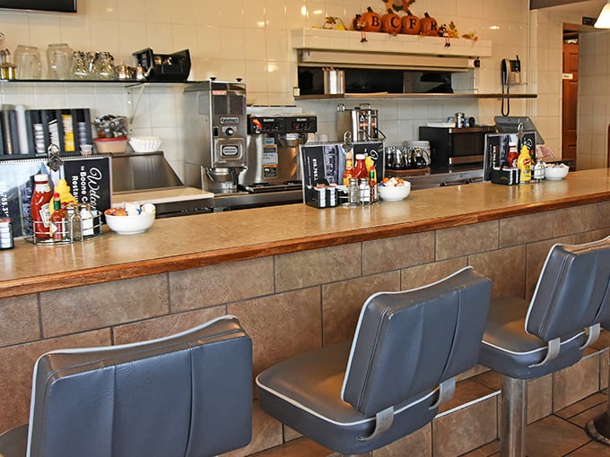 The dessert case &ndash; a glass-fronted temple to the pastry arts where pies and cakes wait patiently for their moment of glory.