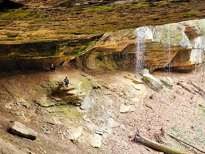 Inside the cave, time seems to stand still as water has patiently carved this sanctuary over millennia. Your mortgage payment suddenly seems less pressing.