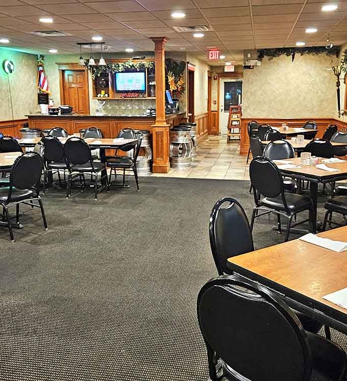 The Spot's dining room feels like a community living room where strangers become friends over pie and coffee.