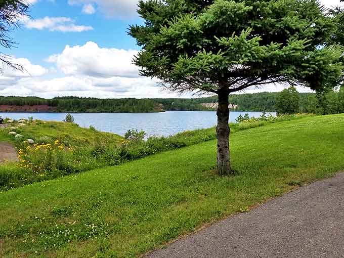 Lakeside vistas reward riders who know that sometimes the best part of cycling is knowing when to stop and soak in the view.