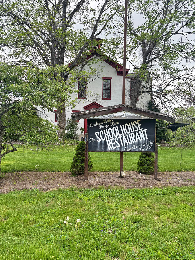No neon needed &ndash; just a simple sign announcing you've arrived at one of Ohio's most charming dining destinations.