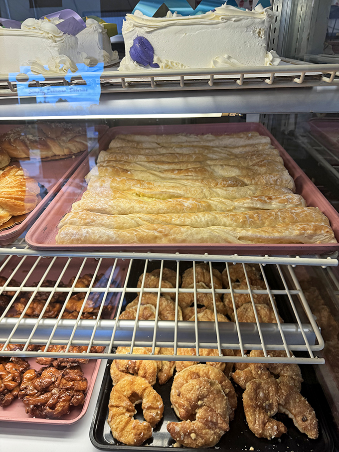 Flaky, golden pastry perfection awaits &ndash; these delicate creations promise buttery layers that shatter delightfully with each heavenly bite.