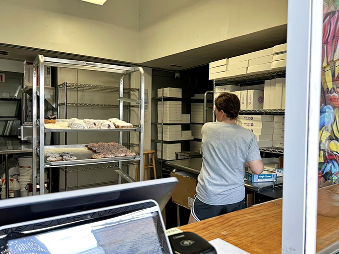 The view from donut headquarters &ndash; where decisions are made, hearts are won, and diets go to die happy deaths.