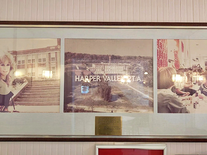 Vintage photographs line the walls, silent witnesses to decades of first dates, family celebrations, and everyday moments made extraordinary by ice cream.