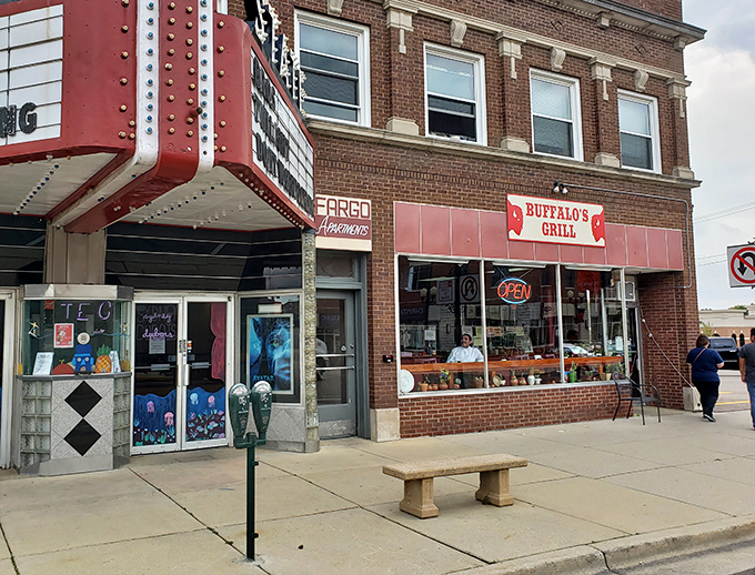 Buffalo's Grill serves up comfort food in a classic storefront setting, proving that sometimes the best dining experiences happen without a dress code.
