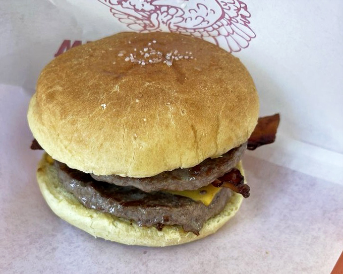 The Big Ed burger – a double-decker masterpiece that might require unhinging your jaw, but it's worth the effort.