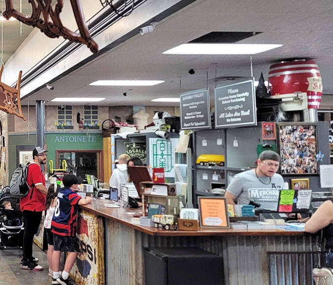 Where treasure hunters complete their quests &ndash; converting dusty discoveries into proud possessions with stories to tell.