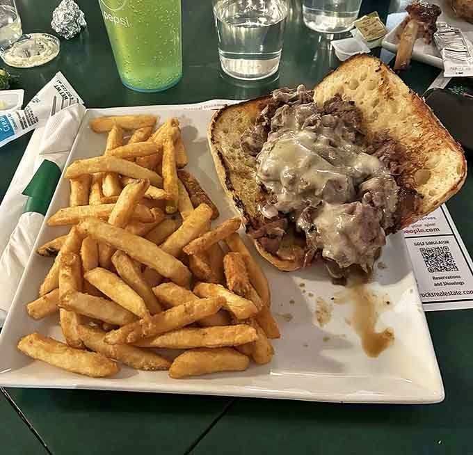 This isn't just a sandwich, it's a love letter to beef, cheese, and the magical things that happen when they meet.