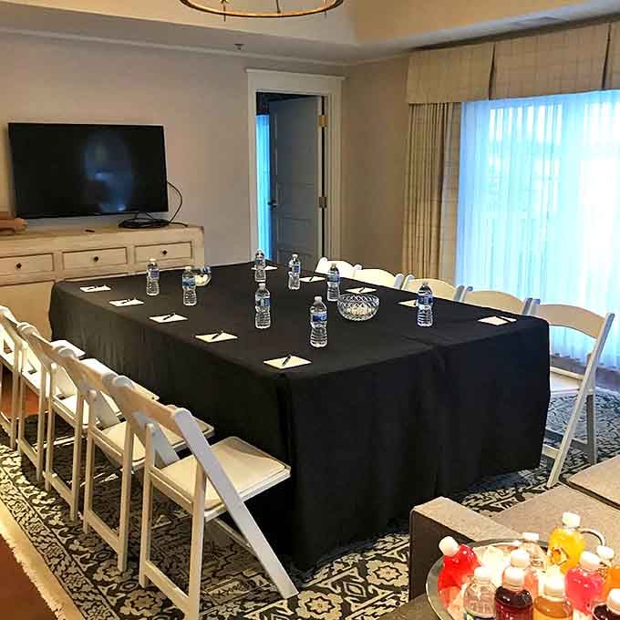 Conference rooms so nice you might actually stay awake during the quarterly budget review, or at least pretend more convincingly.