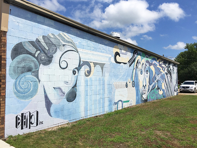 Cosmic murals bring splashes of interstellar imagination to downtown buildings, turning ordinary walls into canvases for community creativity and pride.