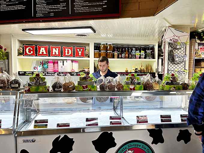 The command center of culinary magic, where coffee machines hiss, pastries await their moment, and friendly faces make everyone feel like a regular.