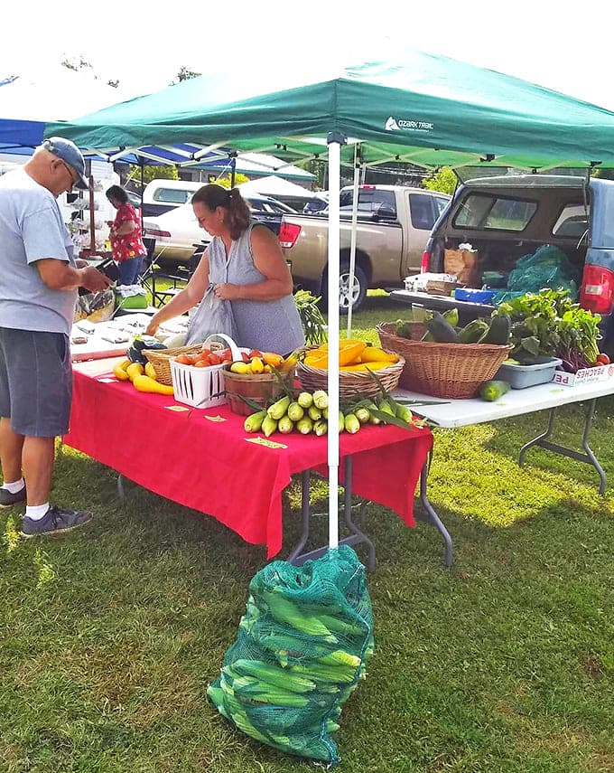 The farmers' market bursts with colorful produce and even more colorful characters &ndash; shopping that feeds both body and community spirit.