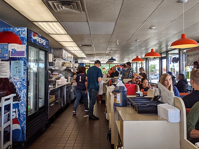 A cross-section of Champaign life &ndash; students, families, and locals all finding common ground over good food.