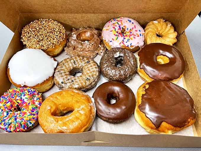 The sampler platter of dreams &ndash; a democratic representation of donut diversity that ensures something for every taste preference.