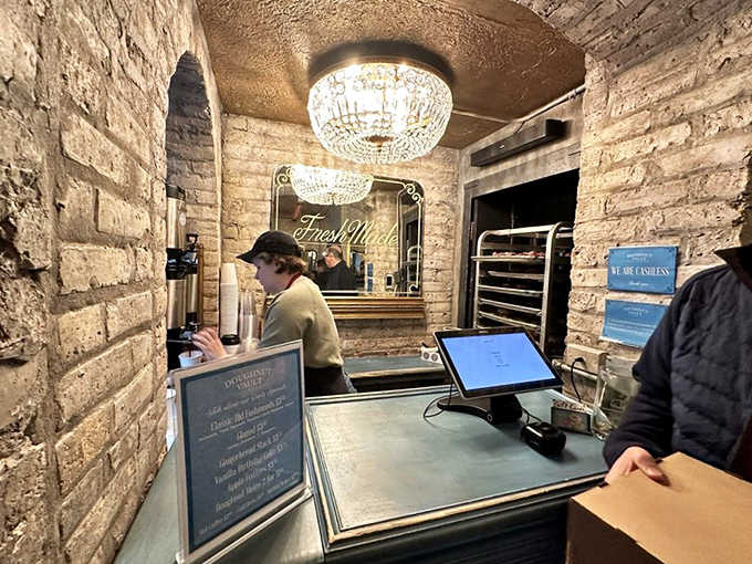 The staff works with focused efficiency, knowing they're not just serving pastries but delivering moments of joy one donut at a time.