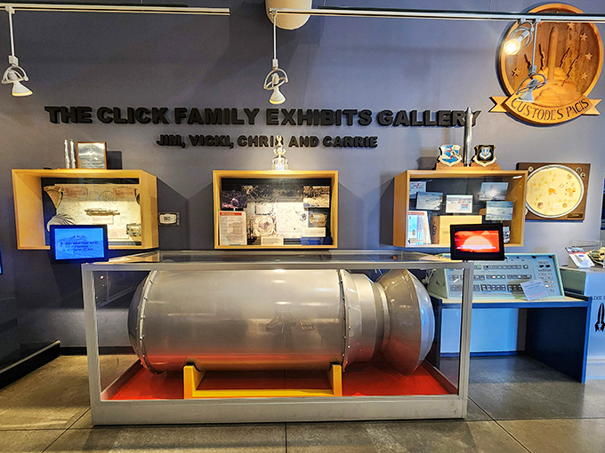 The Click Family Exhibits Gallery offers context and deeper understanding of the Titan missile program's historical significance.