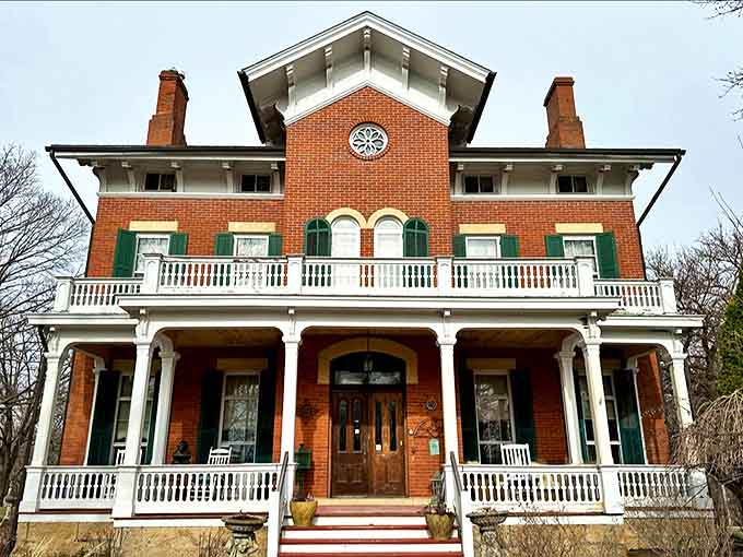 This historic Galena inn stands proudly with its wraparound porch inviting guests to experience hospitality from another century.
