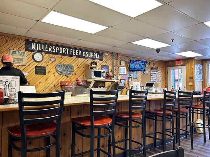 Counter seating offers front-row views of the action, where you can watch your meal being prepared with care and expertise.