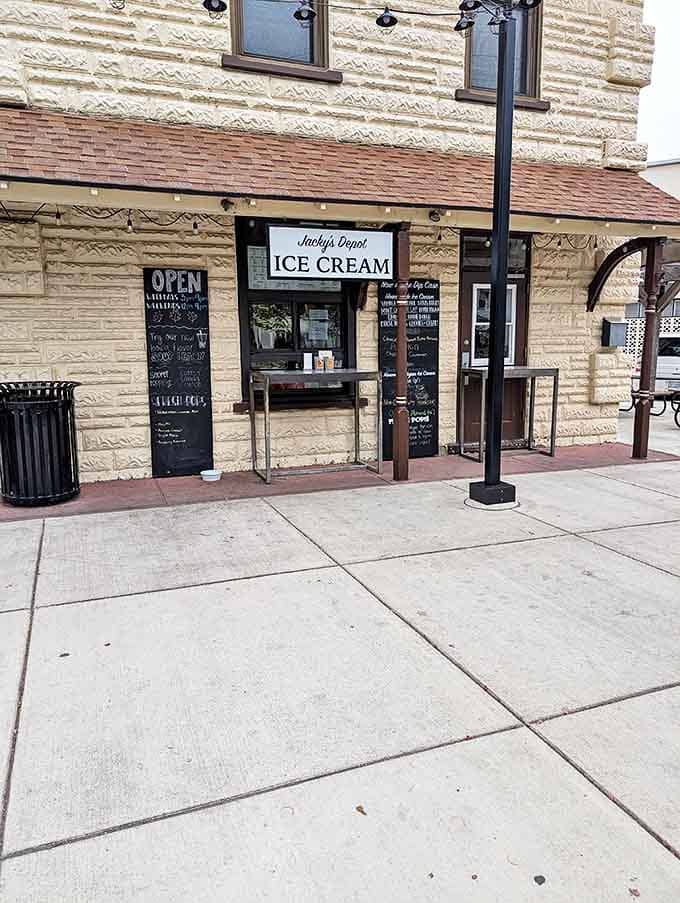 The storefront's unassuming charm belies the flavor revolution happening inside, like a dessert speakeasy hiding in plain sight.