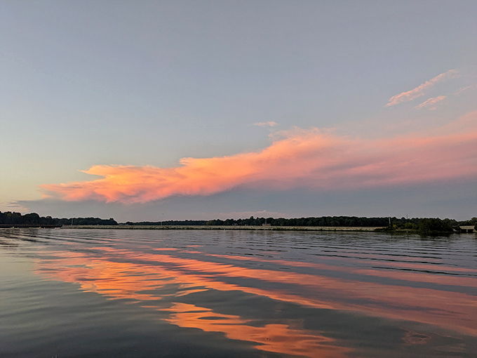 Lake Vermilion's sunset reflections create a double masterpiece &ndash; nature's way of showing off what no filter could ever improve upon.