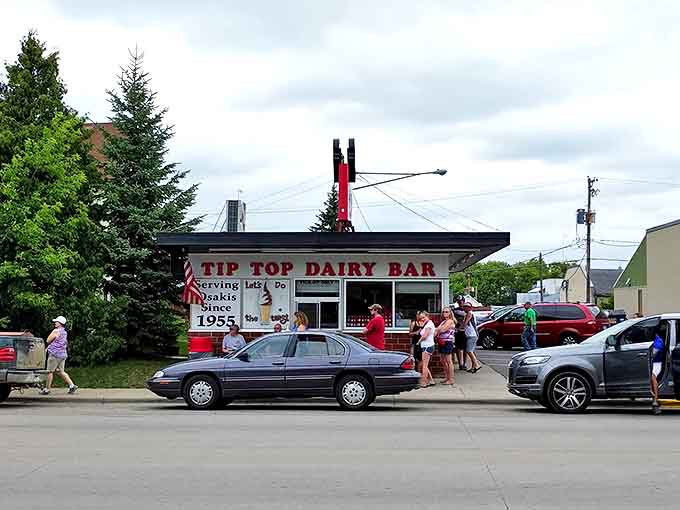 Simple outdoors provide the perfect spot for enjoying treats on warm Minnesota days.