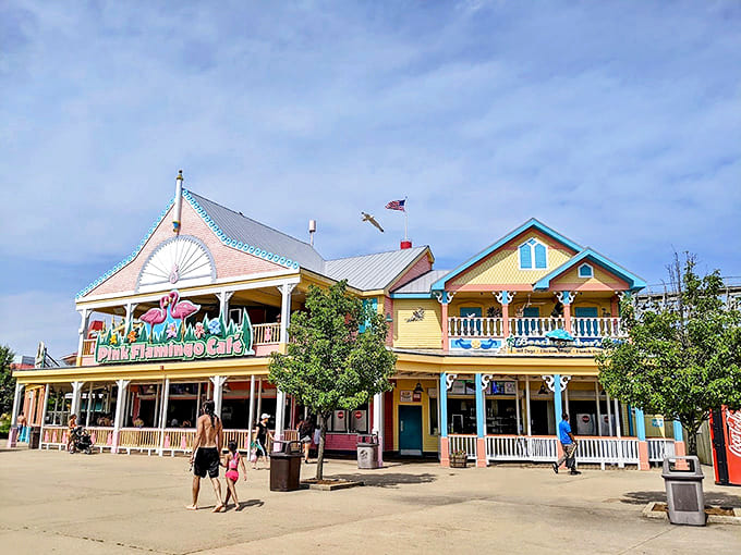 Pink Flamingo Caf&eacute;: Serving up summer classics that somehow taste infinitely better when you're dripping wet and slightly sunburned.