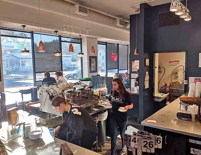 Behind the scenes where the waffle wizardry happens, proving great breakfast is equal parts science and art.