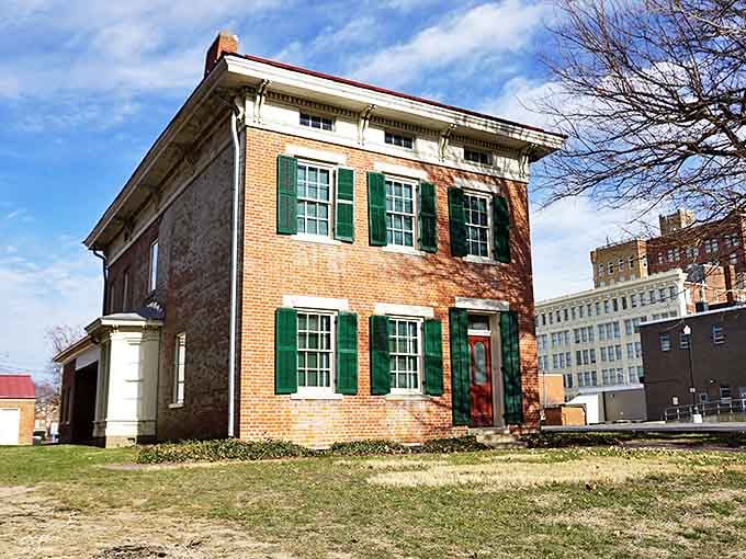 This unassuming brick house once sheltered freedom seekers on the Underground Railroad – heroism doesn't always wear a cape or need columns.