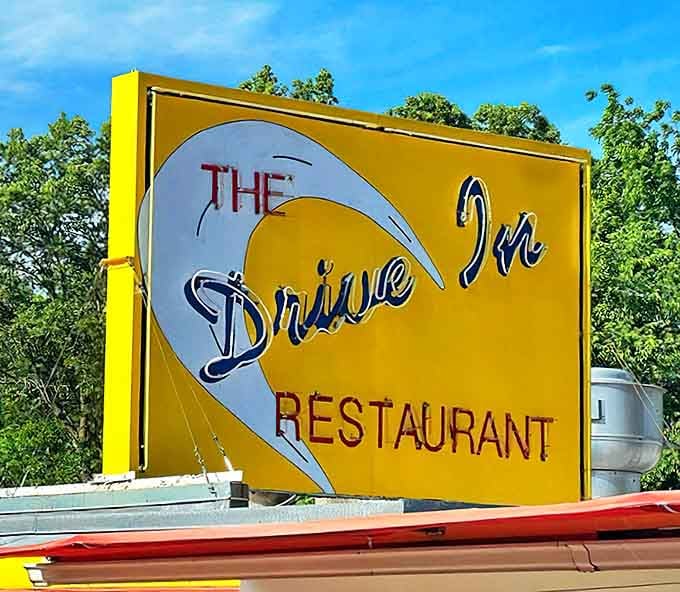 The Drive In sign doesn't just announce a restaurant &ndash; it proclaims a philosophy where good food and good times reign supreme.