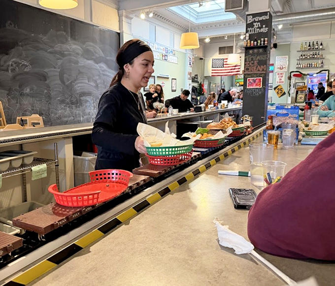 The staff delivering food with genuine smiles makes the whole experience feel like visiting friends who happen to serve great food.