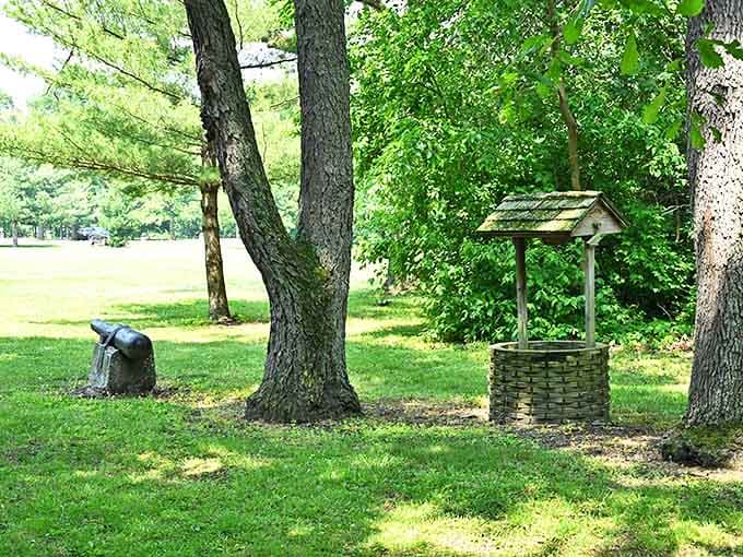 Make a wish at Buffalo Rock's charming well – locals say if you listen carefully, you can hear the whispers of past visitors.