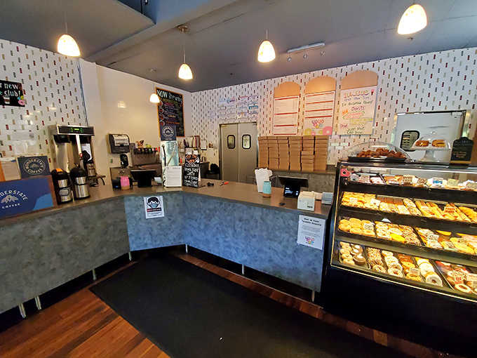 Where the magic happens &ndash; YoYo's order counter is command central for your journey into donut bliss.