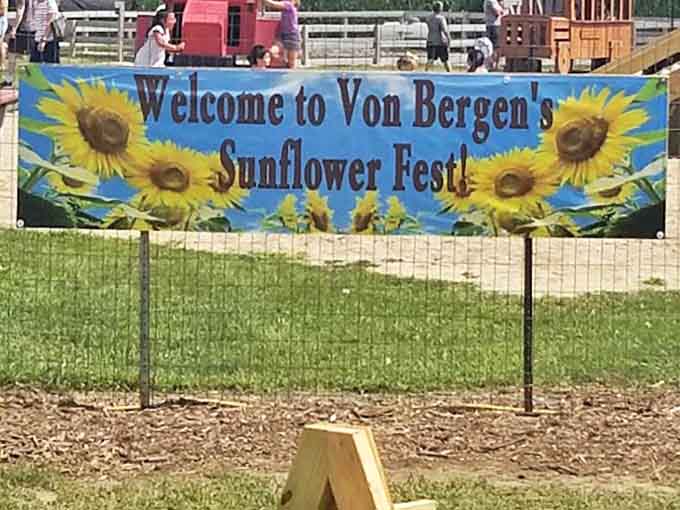 The colorful festival banner welcomes families to a celebration of summer that's become an annual tradition for many Illinois residents.