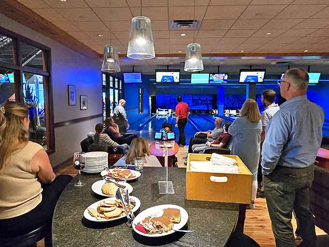 Not your childhood bowling alley &ndash; pristine lanes and comfortable seating areas where gourmet food meets recreational fun.