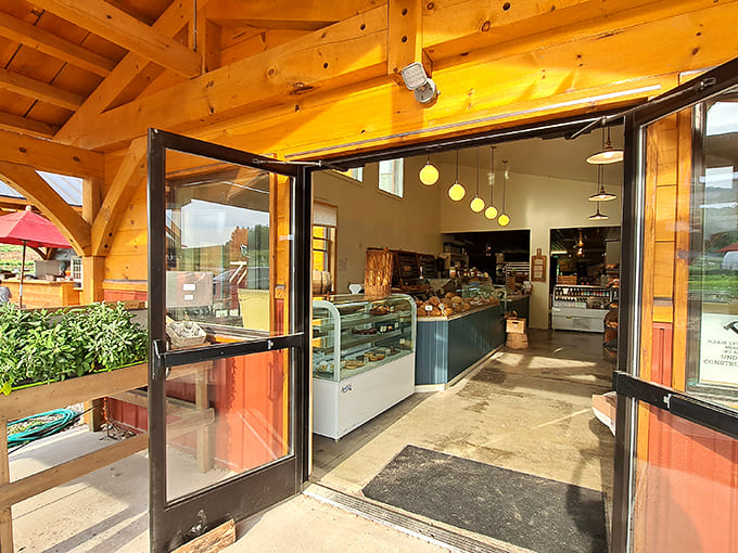 Those open doors are literally inviting you into a world where carbs are celebrated and calories don't count, probably.