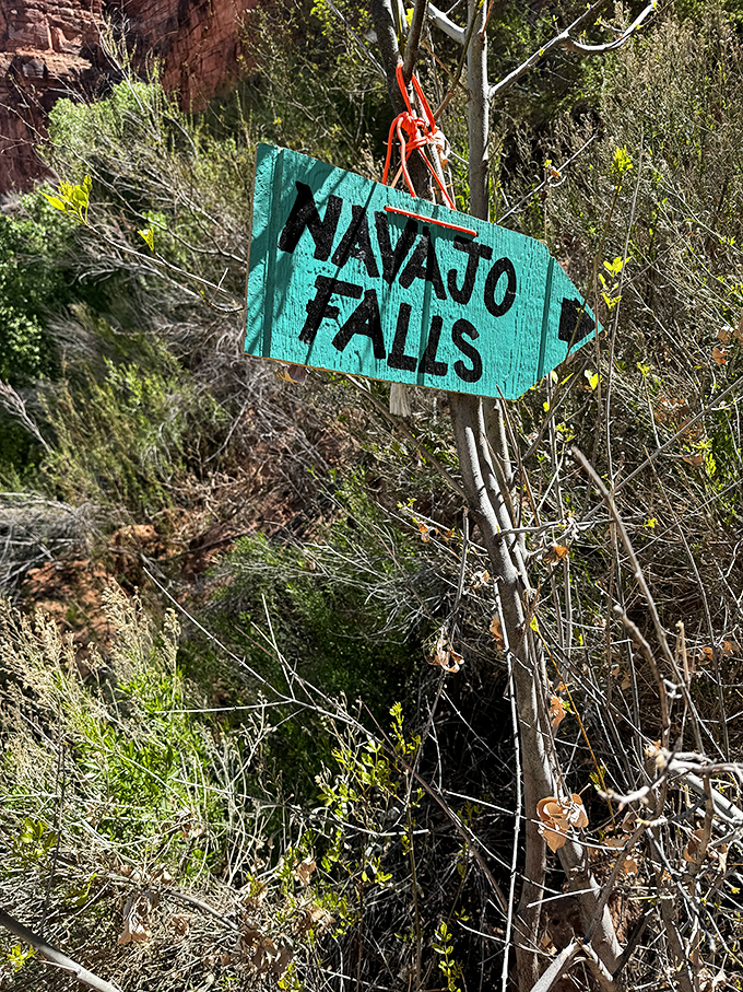 The sign says it all: This simple marker points the way to one of Arizona's most spectacular hidden treasures.